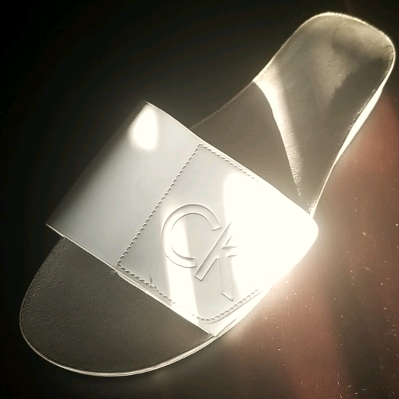 Calvin Klein | Shoes | Calvin Klein Slides | Poshmark